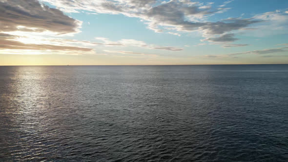 Dusk Dawn Ocean Royalty Free Stock Video